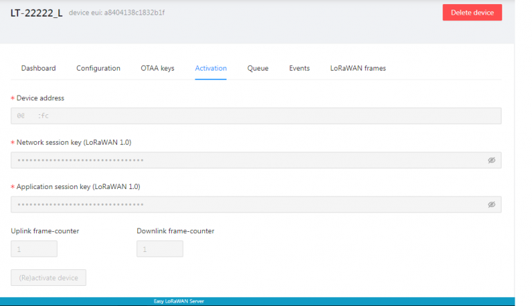 Add a LoRaWAN device in to Easy LoRaWAN Cloud - IoTThinks.com