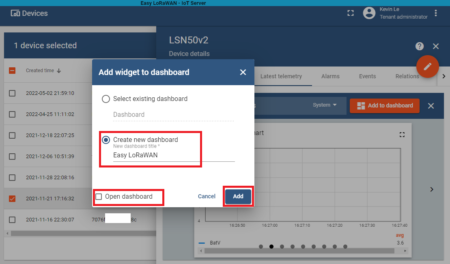 [4] Visualize uploaded data in Easy LoRaWAN Cloud - IoTThinks.com