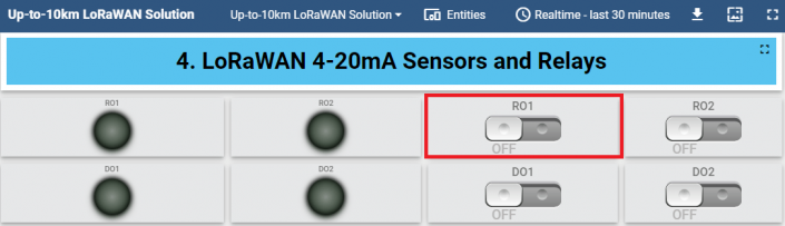 Control a LoRaWAN device from Easy LoRaWAN Cloud - IoTThinks.com