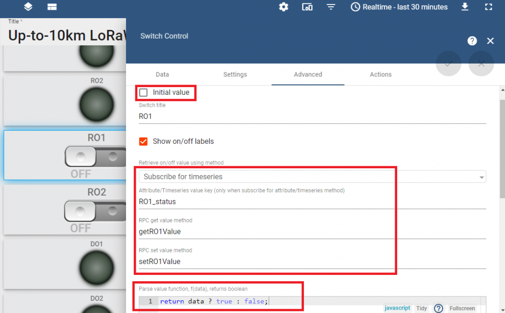 Control a LoRaWAN device from Easy LoRaWAN Cloud - IoTThinks.com