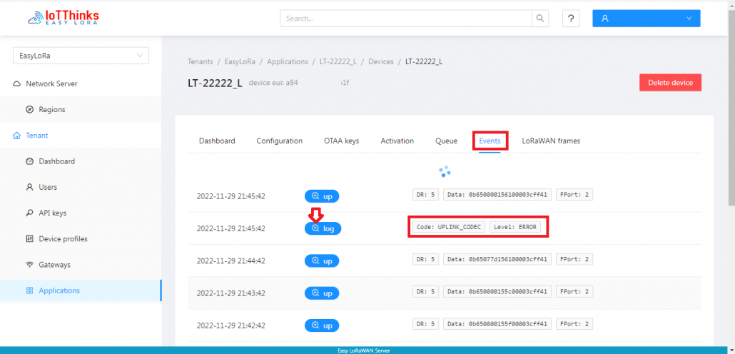Debug common errors - IoTThinks.com