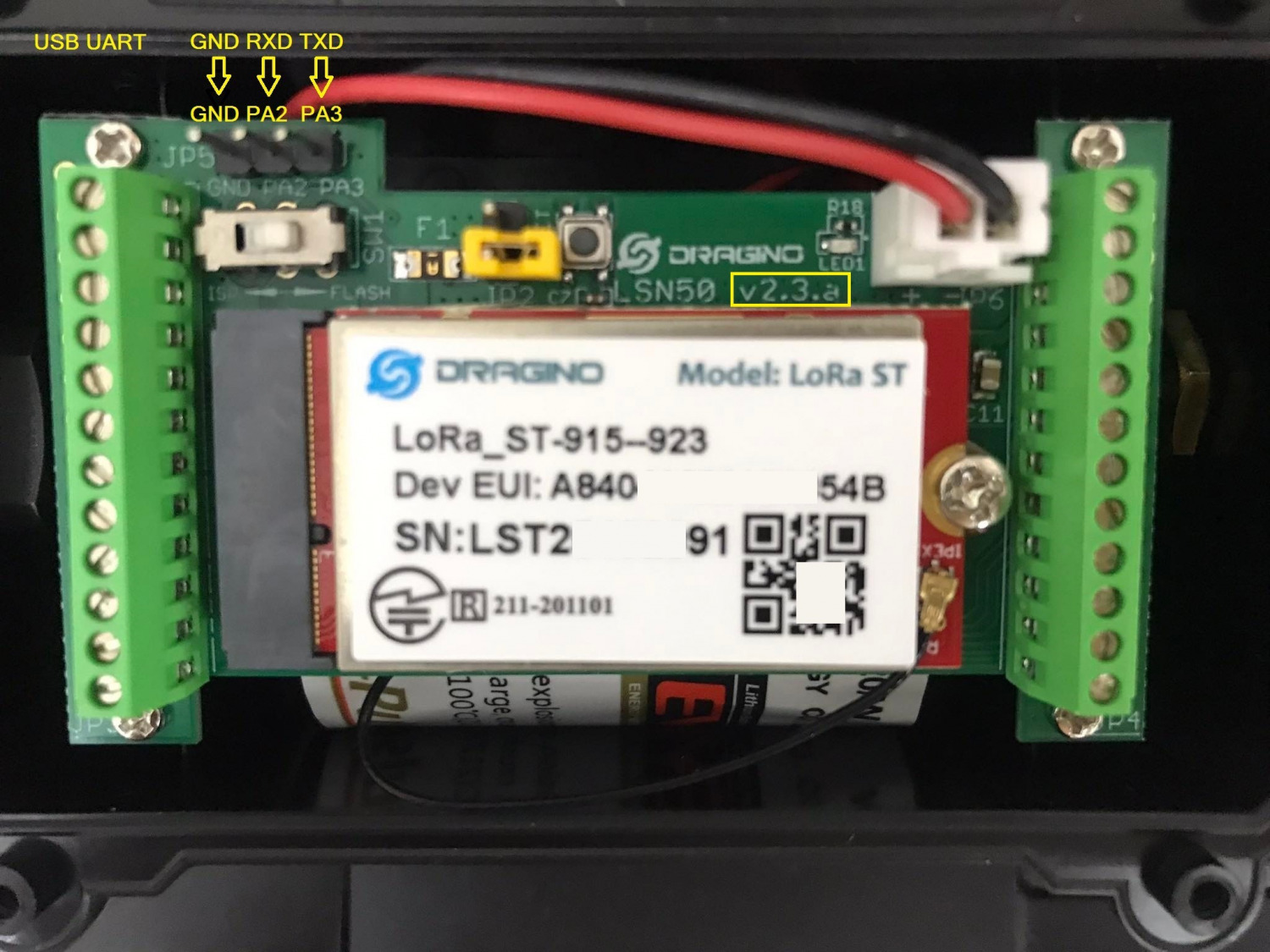 Initial Setup for Dragino LSN50v2 Node - IoTThinks.com
