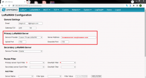 Initial Setup for Dragino LoRaWAN gateway - IoTThinks.com