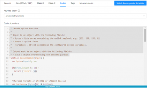 Create a codec for LoRaWAN Nodes - IoTThinks.com
