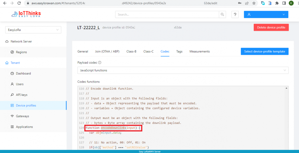 [4] Control a LoRaWAN device from Easy LoRaWAN Cloud - IoTThinks.com