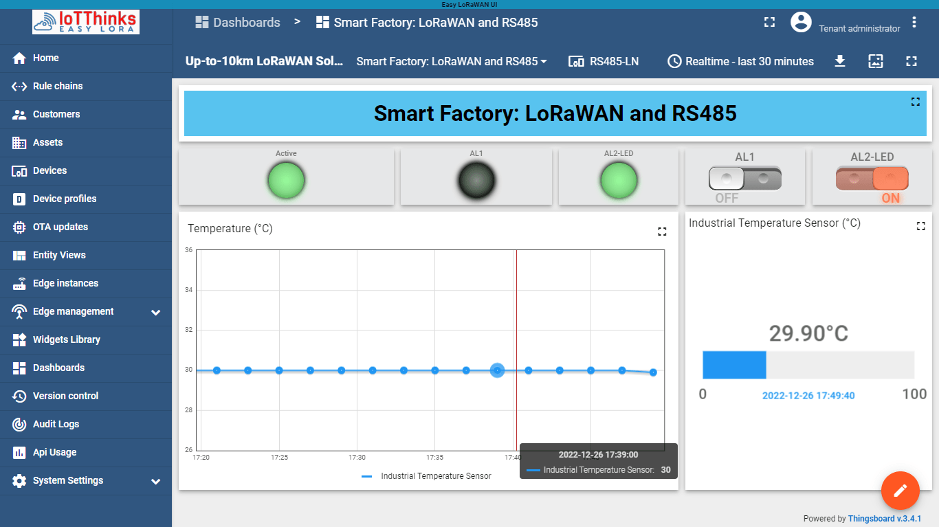 Easy LoRaWAN Cloud - IoTThinks.com