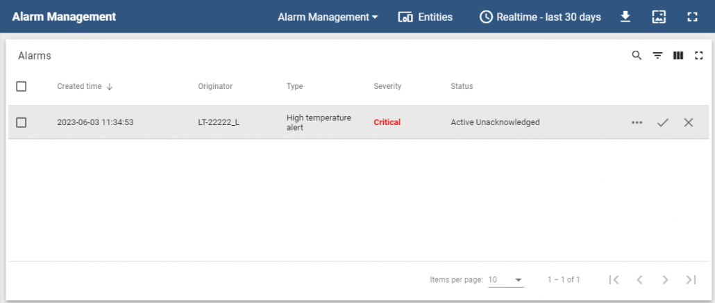 Set a Custom Alarm - IoTThinks.com