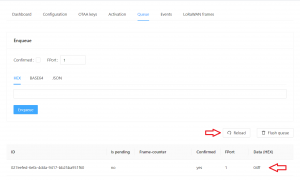 Send a downlink command from Easy LoRaWAN Cloud to a node - IoTThinks.com