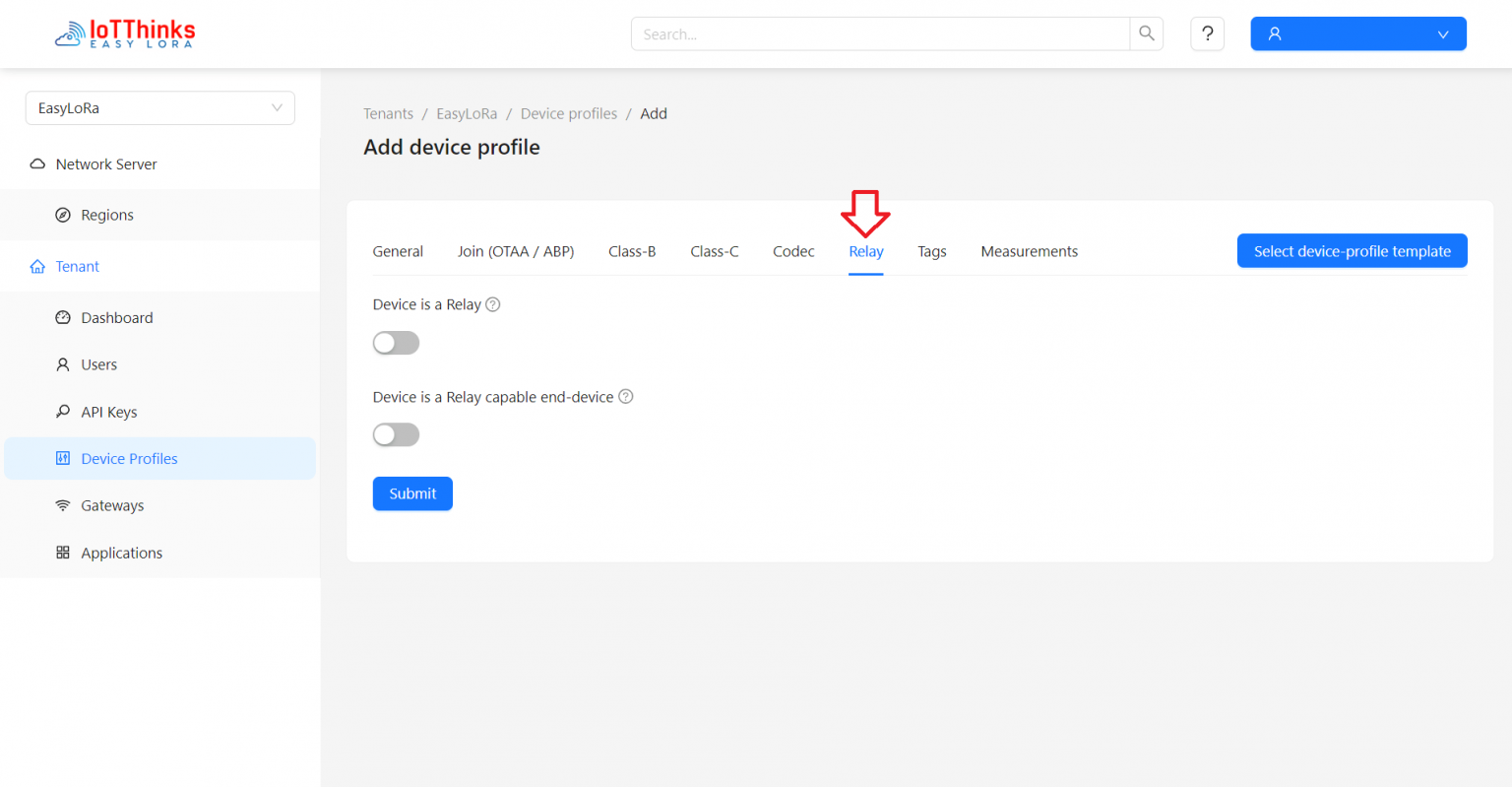 Easy LoRaWAN Cloud has been upgraded to support LoRaWAN Relay nodes.