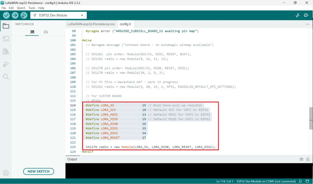 Create a DIY LoRaWAN node with ESP32, RFM95 and RadioLib - IoTThinks.com