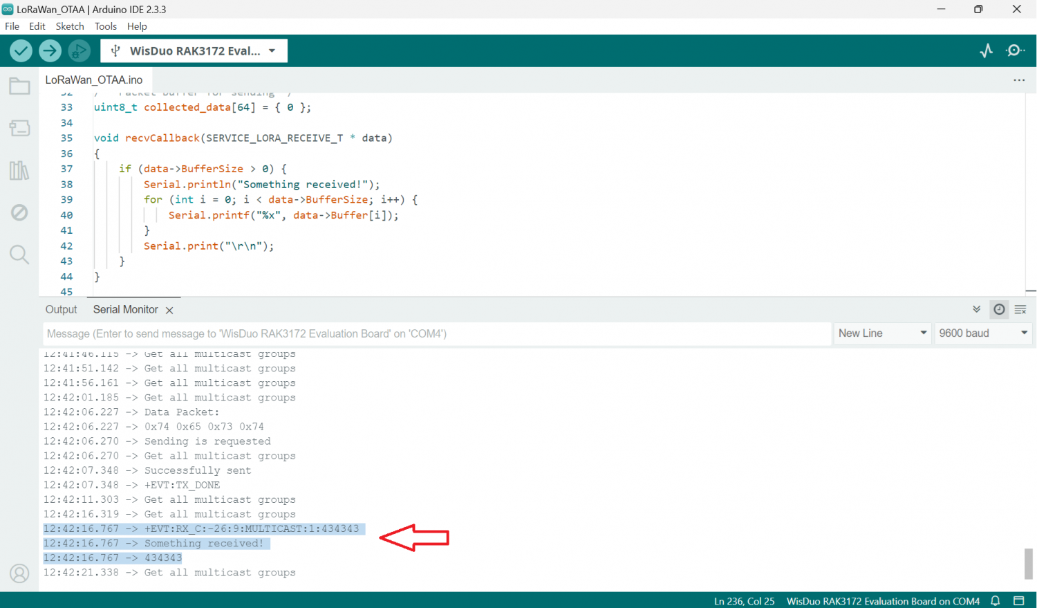 Create LoRaWAN multicast group and send multicast downlink - IoTThinks.com